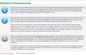 Accounts Overview - Prelude Software Help