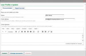 User Profile - Prelude Software Help