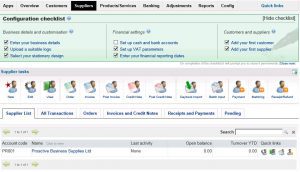 Suppliers Menu - Overview - Prelude Software Help