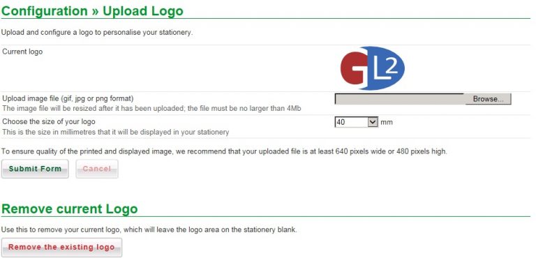 Add, Replace Or Remove The Logo - Prelude Software Help