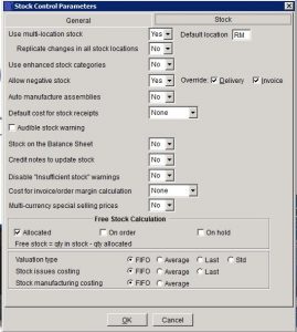 Stock Control – Prelude Software Help