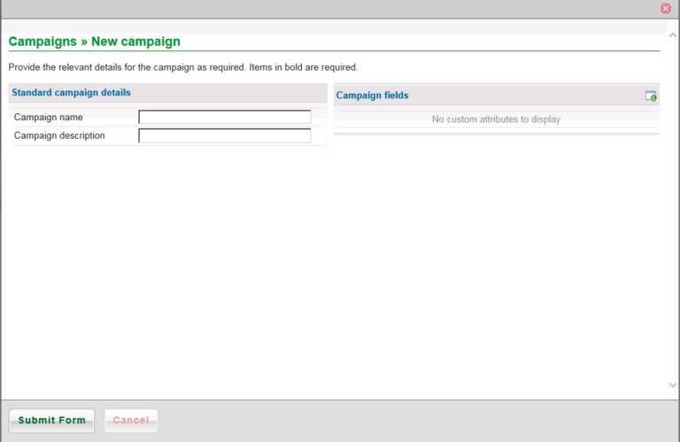 Campaigns - New - Prelude Software Help