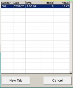 DTill – Main Screen – Prelude Software Help