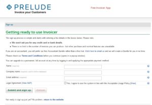 Using Invoicer - Prelude Software Help